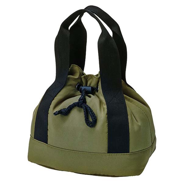 Insulated Drawstring Bag 'Moss Green' [P-3532] : TORUNE, Kitchen Tools